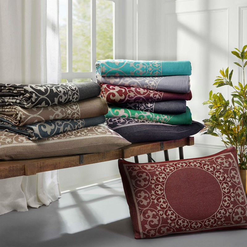 Superior Fifer Lightweight Cotton Blend Oversized Jacquard Farmhouse Mandala Bedspread Set Reviews Wayfair